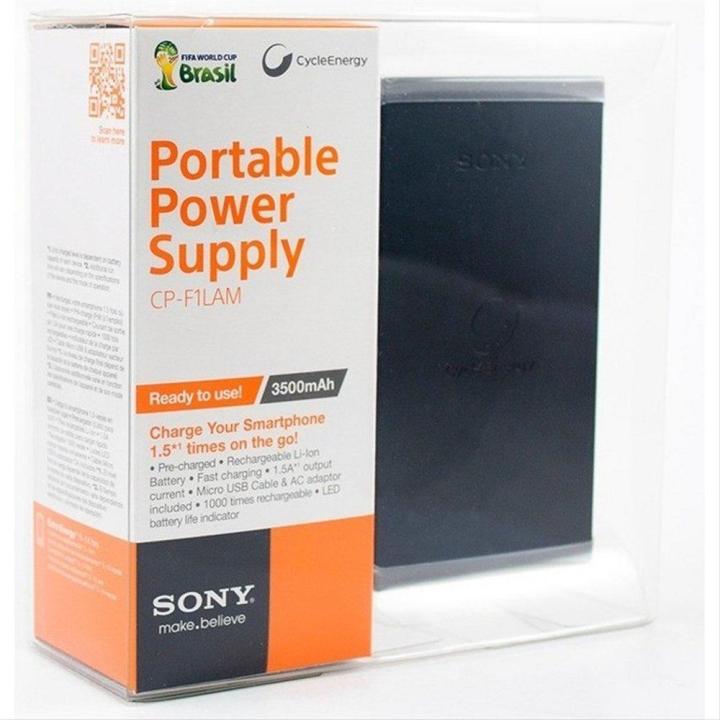 Sony Power Bank 3,500 mAh Sony CP-F1LAM - Black | Daraz.pk