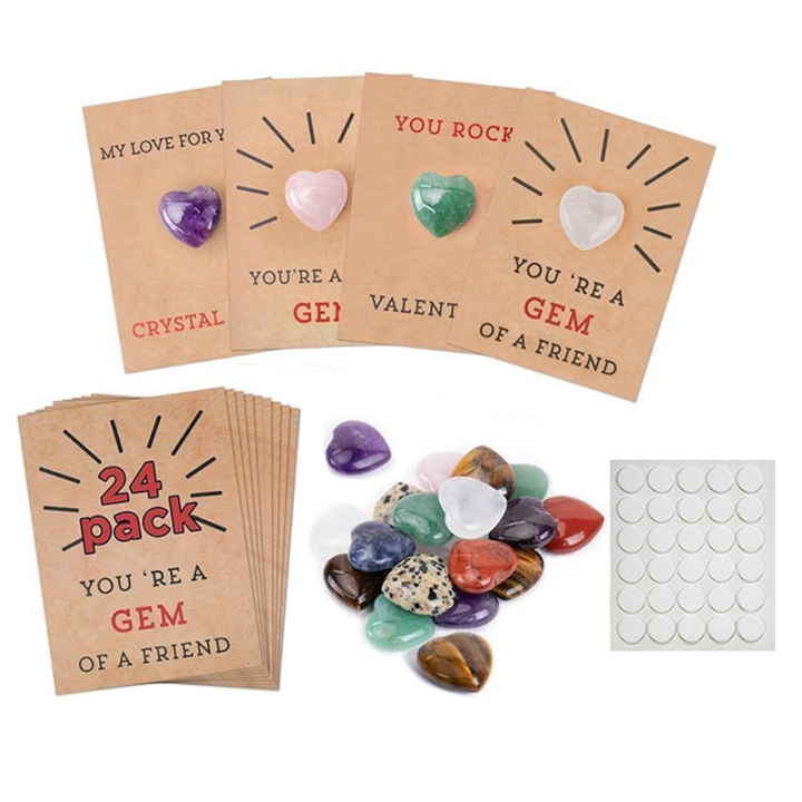 Valentines Day Gifts Kit for Kids - 24 Pack Valentines Cards Kit with ...