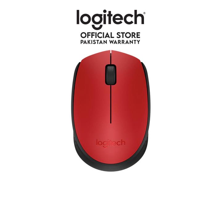 Logitech M171 WIRELESS MOUSE - RED | Daraz.pk