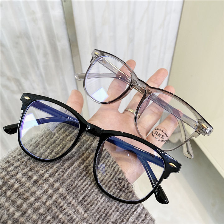 Original Transparent Square Frame Glasses for Men - Women Clear Lens ...