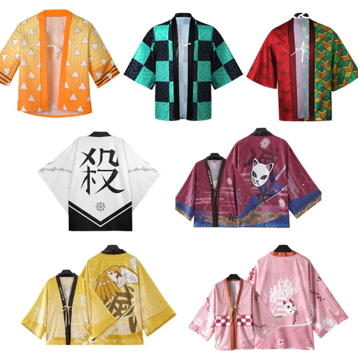 Kimetsu No Yaiba cos Kimetsu No Yaiba Derivative Haori Clothes cosplay ...
