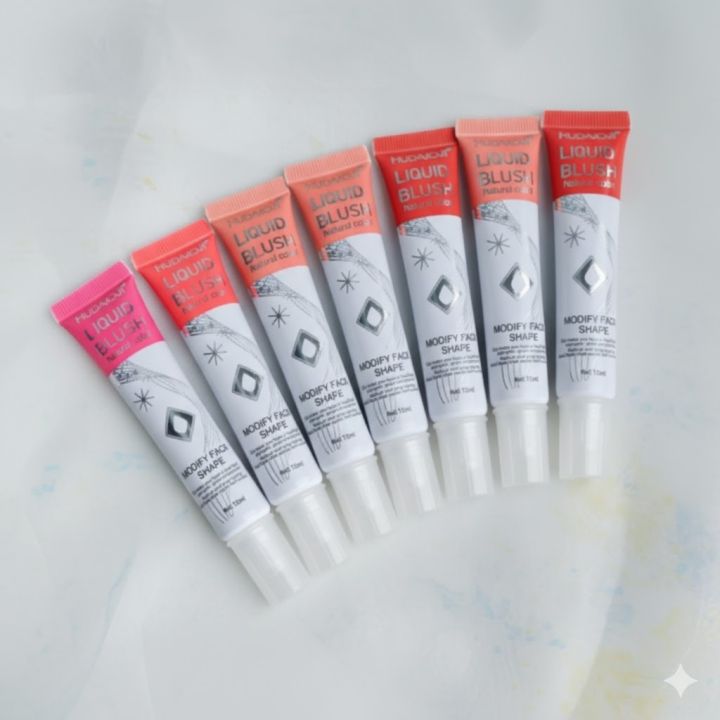 HUDAMOJI Face Liquid Blush, Natural-Looking Liquid Cheek Blush, Soft ...