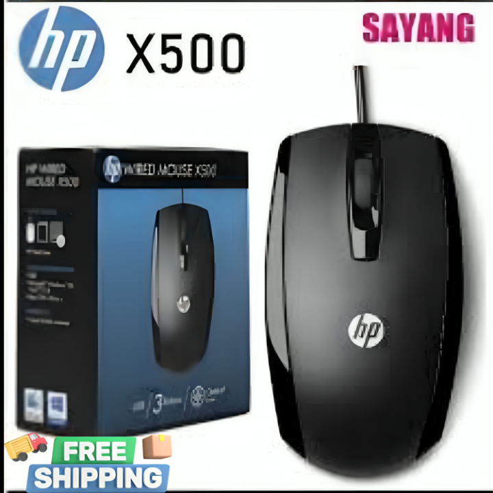 HP Wired Mouse Optical Mouse - High-Speed, Plug-and-Play with USB ...