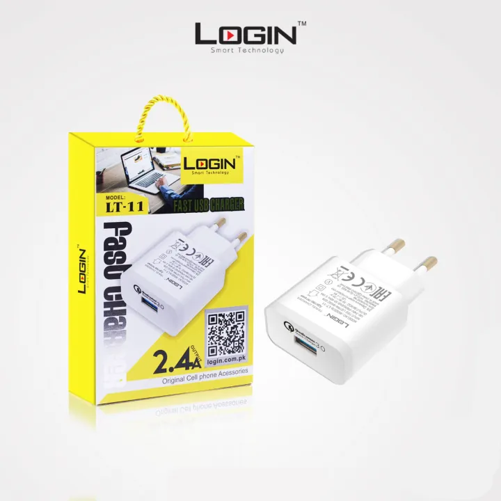 login Lt-11 QualComm3.0 Quick Charger - 2.4A - 1 Port | Daraz.pk