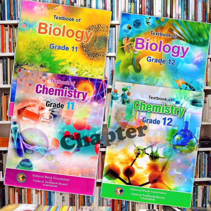 Pack of 4 | Federal Textbooks of Biology & Chemistry for Grade 11 & 12 ...