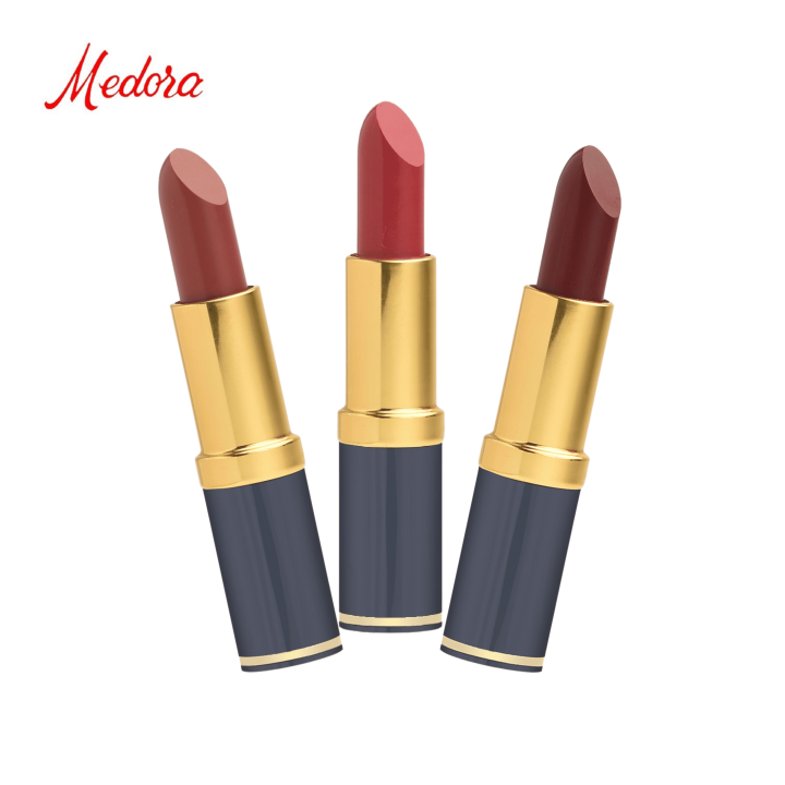 FREE Medora Lipstick - Pack of 3 Lipsticks by Medora in Vibrant ...