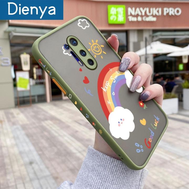 dienya For Oneplus 8 Pro Case Cartoon Cute Rainbow Pattern Thin ...