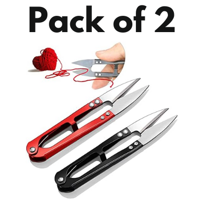 U Shaped Tailor's Thread Cutter Clipper Mini Scissors Hand Trimming ...