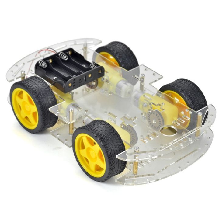 4 Wheel Robot Car Chassis Kit | Daraz.pk