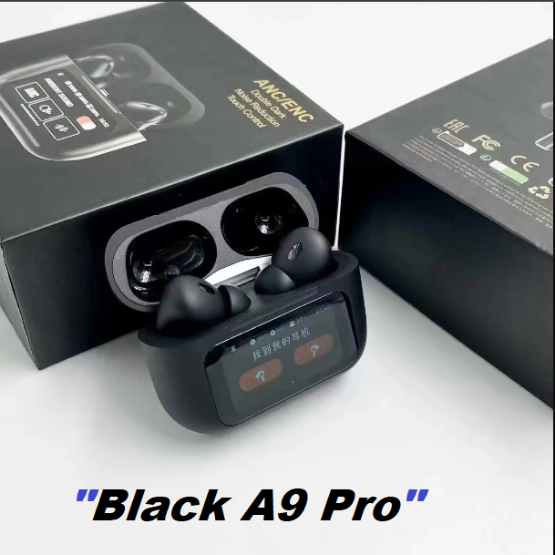 Airpods_Pro A9 ANC/ENC Dauble Dark Noise Reduction Battery Display Touch Control Bass Boosted ...