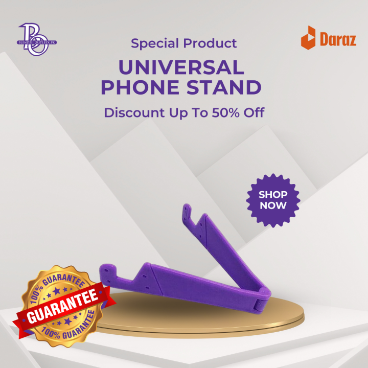"Versatile and Compact: Universal Phone Stand - Foldable V Shape Mobile ...