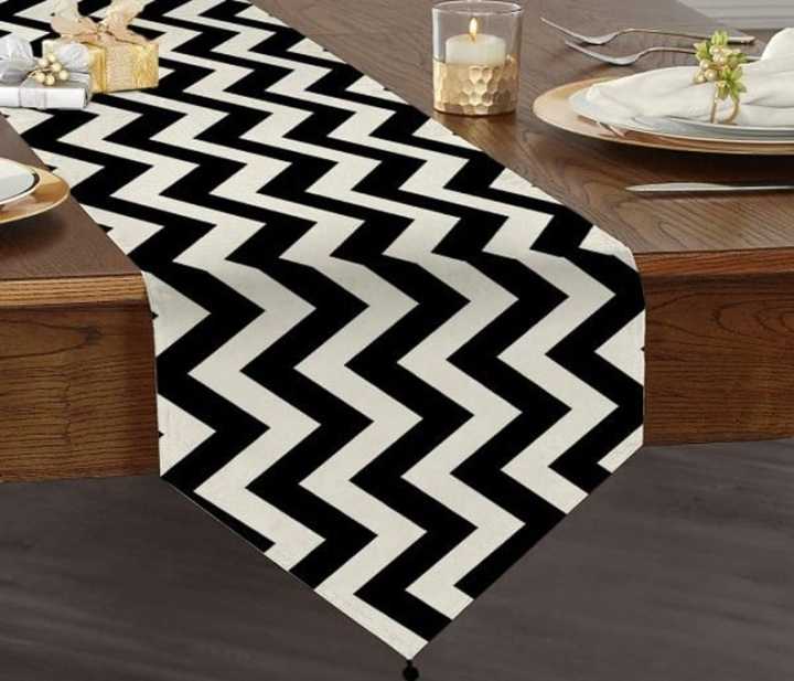 zigzag table runner Effective Design & Highly Preferable Table Runner | Daraz.pk