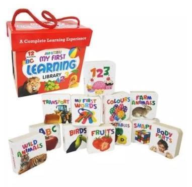 My First Learning Library Board Book 12-Book Set | Daraz.pk
