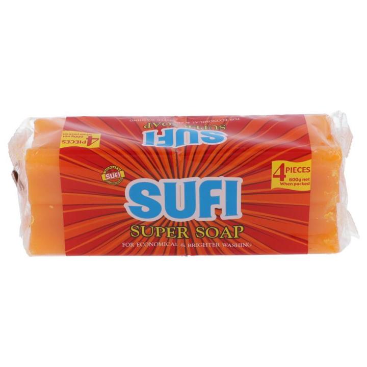 Sufii Super Soap 4 Bars/Pack 600g | Daraz.pk