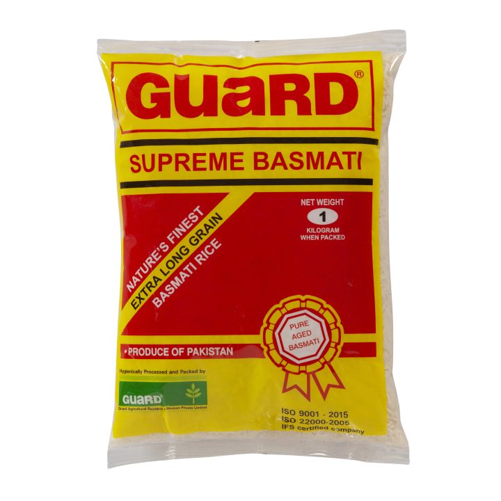 Guard Supreme Basmati Rice 1Kg | Daraz.pk