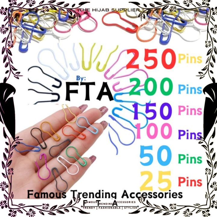 Coil-Less Colorful - No-Snag - Safety Pins - for Women and Girls ...