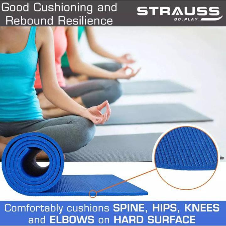 Anti Skid PVC Exercise Yoga Mat for Men & Women, Extra Thick Mat for ...