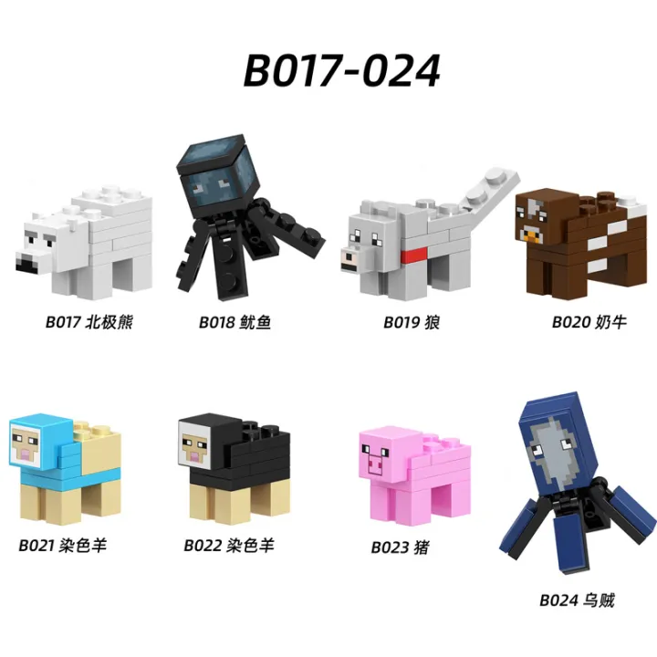 【Special offer】Minecraft toy building block Children birthday gift ...