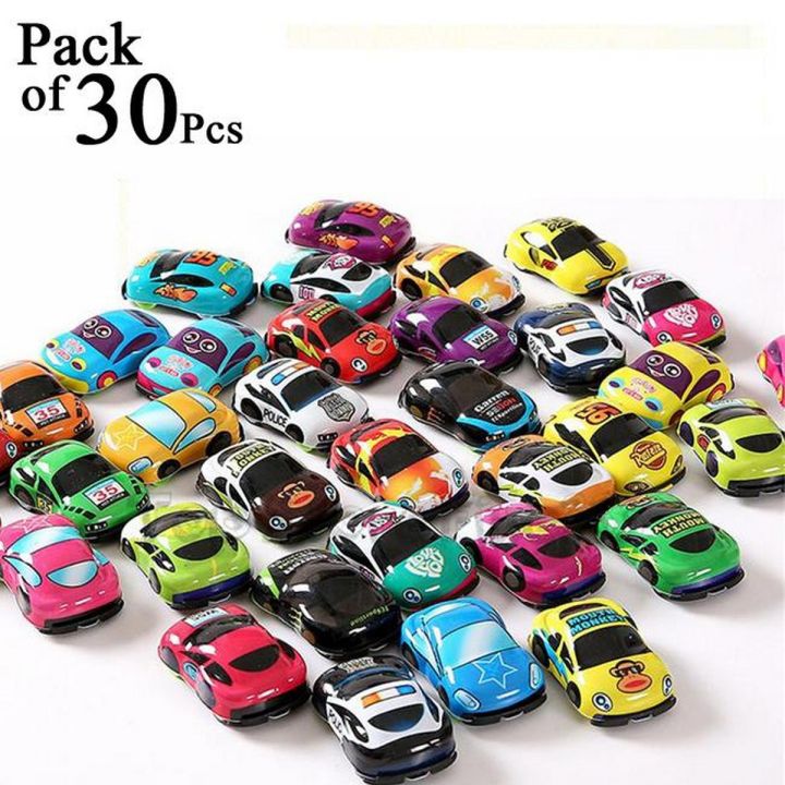 30 pcs set - Pull Back Racer Mini Car | Daraz.pk