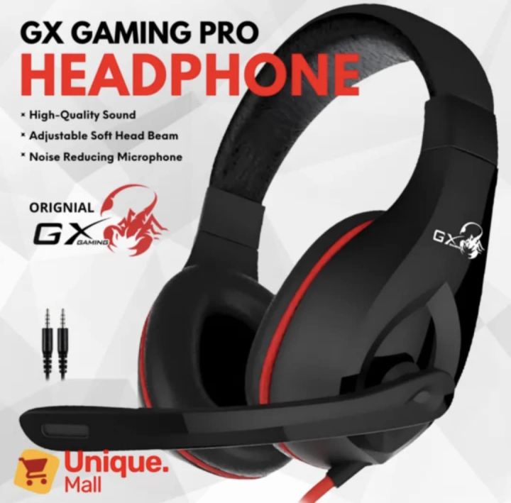 GX Gaming Headphone – Wired Over-Ear Headset with Mic, Noise Cancelling ...