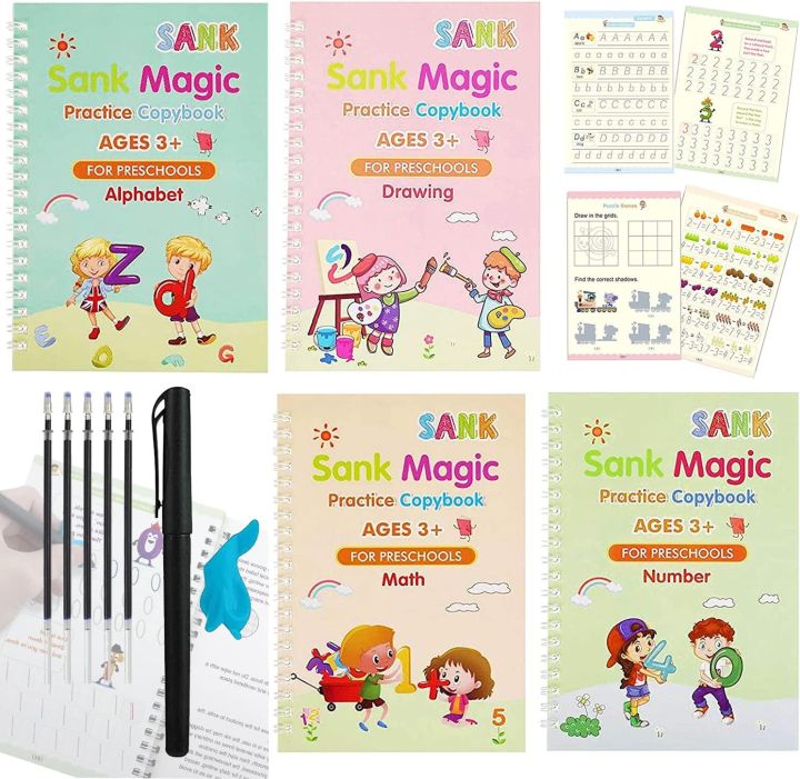 Magic Calligraphy Handwriting Copybook 4 Magic Reused Writing Copybook ...