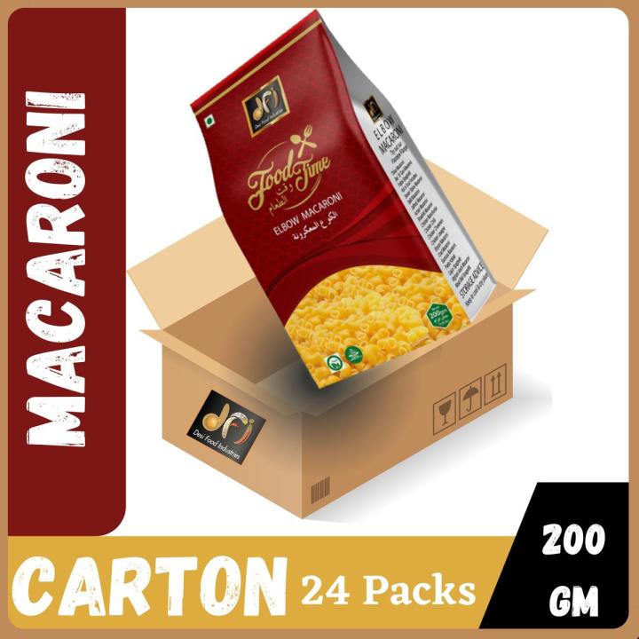 DESI FOOD INDUSTRIES Elbow Macaroni - 200gm - Carton Box ( 24 packets ...