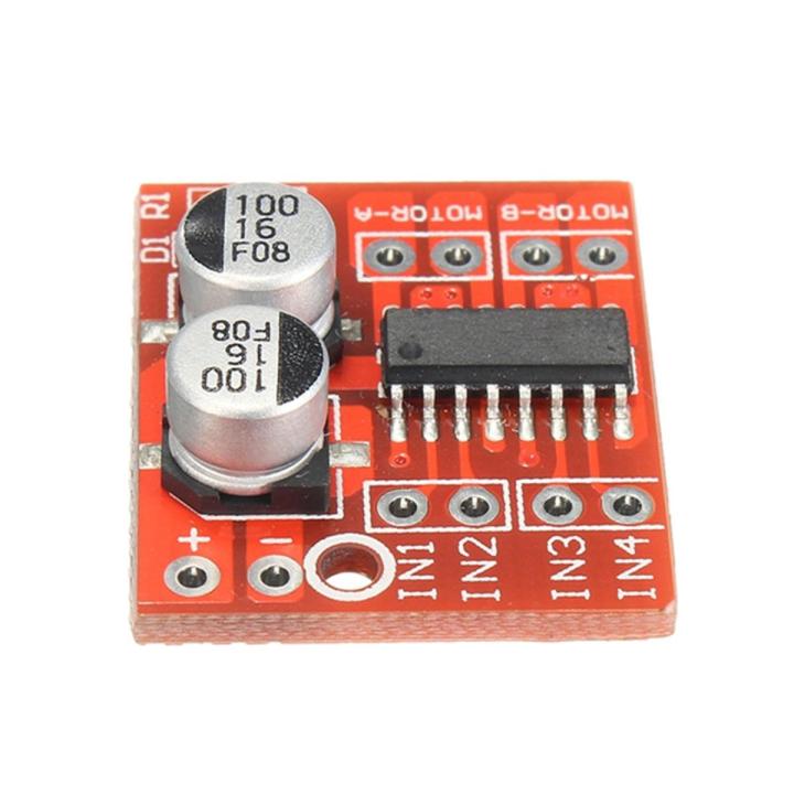 Mini Dual Channel DC Motor Driver Module L298N PWM Speed Control Built ...