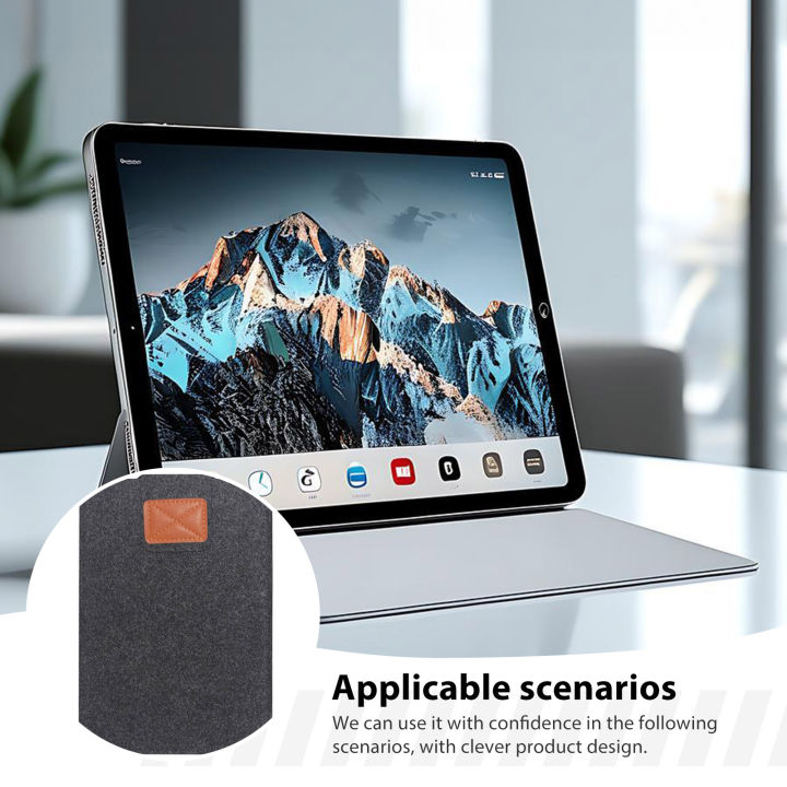 Felt Tablet Sleeve Case for iPad Pro 11/12.9, Huawei MatePad, Samsung ...
