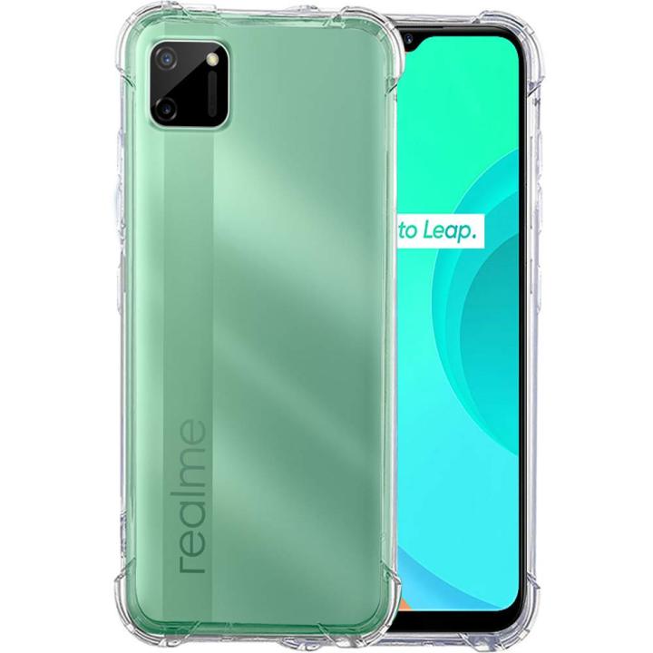 REALME C11 SOFT SILICON TPU TRANSPARENT BACK COVER | Daraz.pk