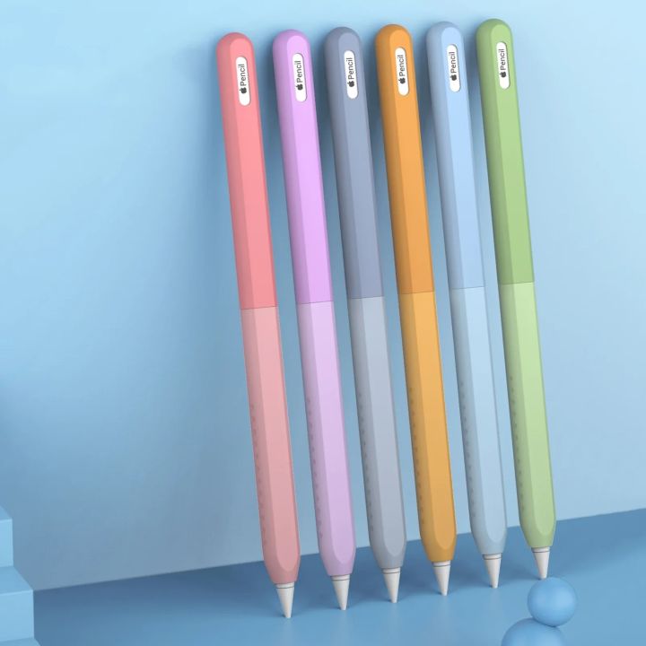 For Apple Pencil 2 Case Protective Cover Soft Silicone 2nd Gen Tablet ...