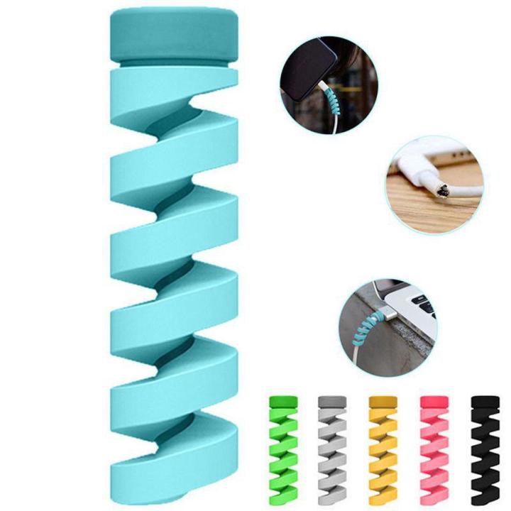 Spiral Cable Protector Data Line Protective Cover phone Universal ...