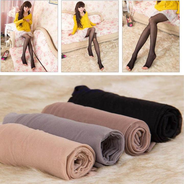 Womens Sheer Leggings Open Toe Tights Pantyhose Stockings Socks | Daraz.pk