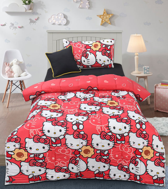 Hot Pink Hello Kitty Single Comforter Set | Daraz.pk