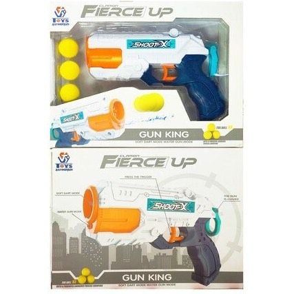 SHOOT X 2 in 1 Water Shoot Gun (648-32) & 3 Ball Bullet Toy Gun (Play ...