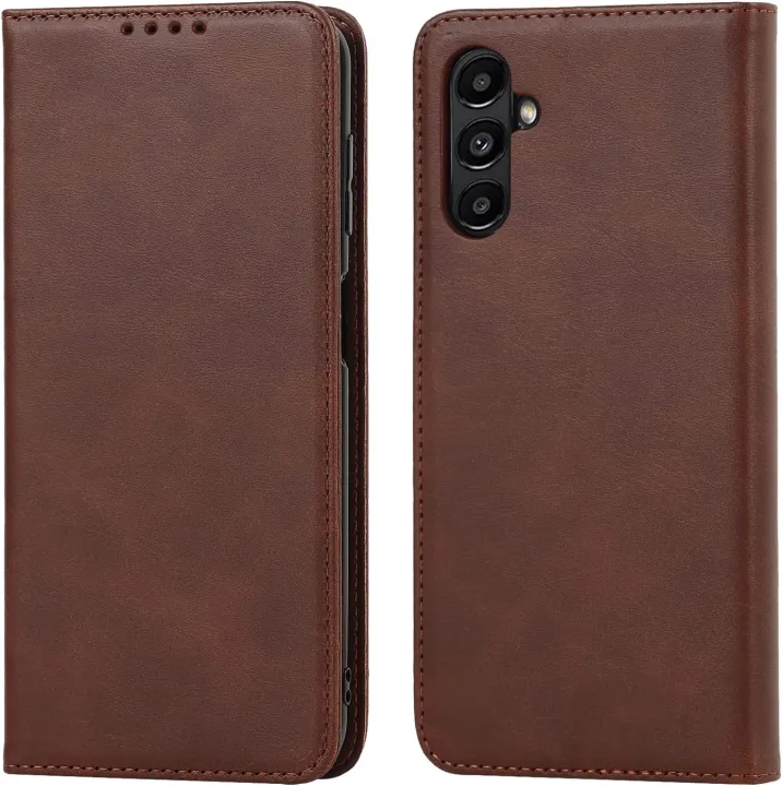 For Samsung Galaxy A14 - Full Protective Premium Soft Leather Front and ...