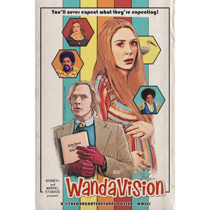 Scarlet Witch Wanda Vision Wanda Maximoff The Avengers by the Marvel ...