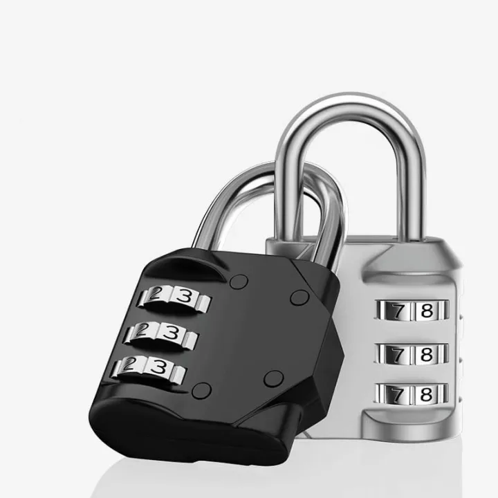 Mini ORIA Combination Padlock Password Locks 3 Digit Waterproof Outdoor ...