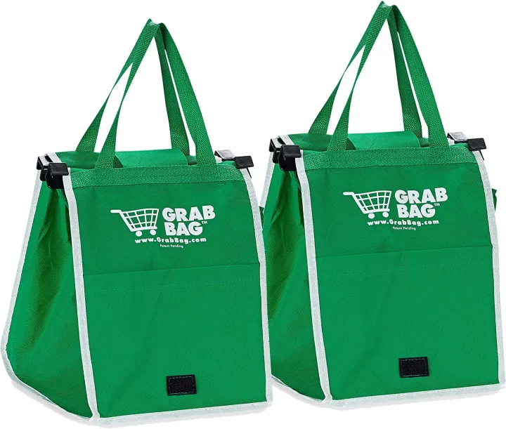 Grab Bag Shopping Bag multi colour pack of 2 | Daraz.pk