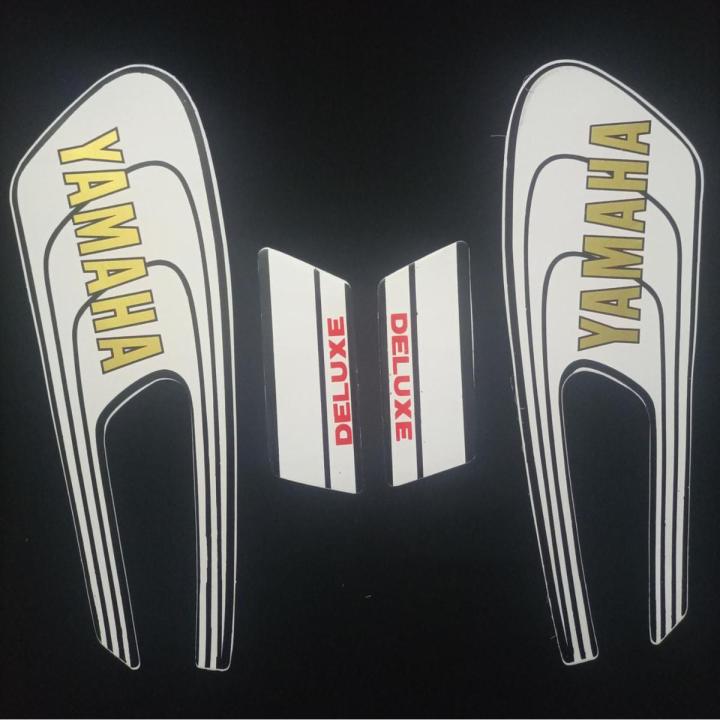 YAMAHA ROYAL 100CC Tanki Tapa Sticker 1982 ModeL ( YB100 COMPLETE SET ...