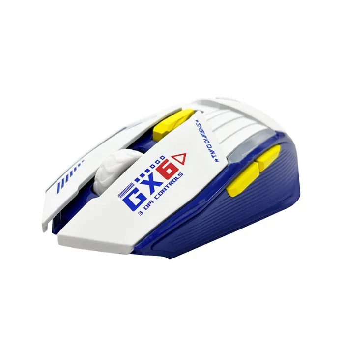 Ninja Snow Flake GX6 2.4G Wireless Rechargeable Mouse with 6 Keys ...