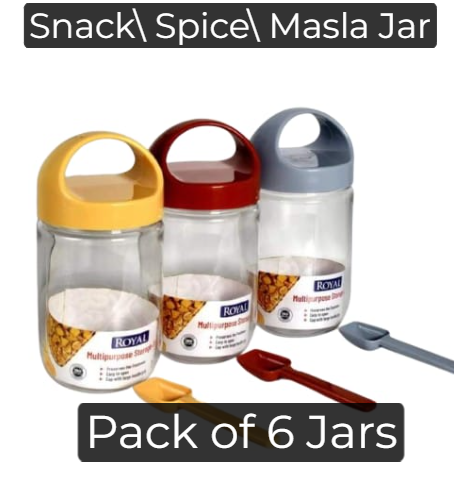 Grocery Jar Air Tight Jars for Kitchen \ Spice Jar \ Fridge Door Spice ...