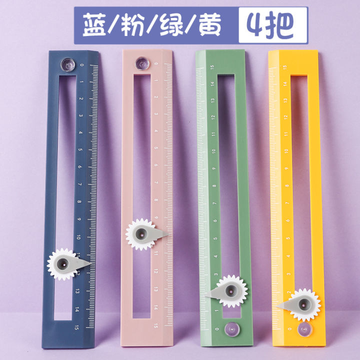 Multi-function compass ruler Net red creative ruler drawing measuring ...