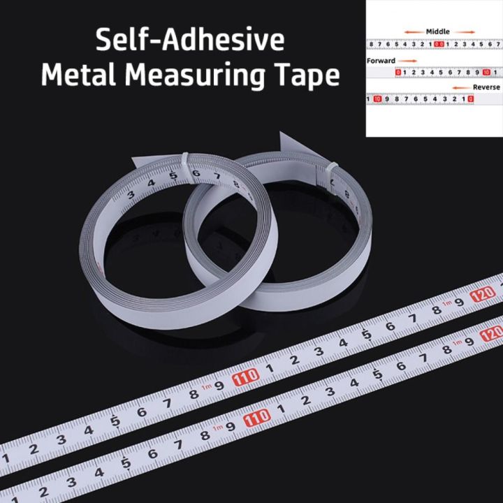 Rust-Proof Self-Adhesive Measuring Tape 13MM Width Stainless Steel ...