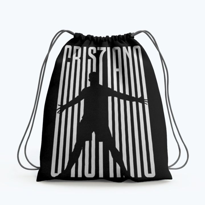 CR7 Drawstring Bag Football Legend Design Digitally Printed at ...