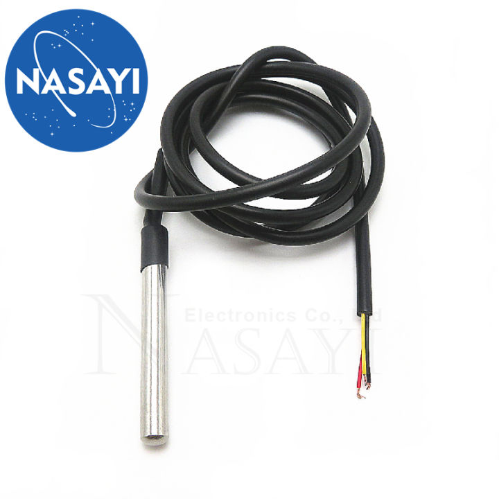 Stainless steel package Waterproof DS18B20 temperature probe ...