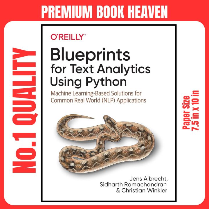 Blueprints for Text Analytics Using Python: Machine Learning-Based ...