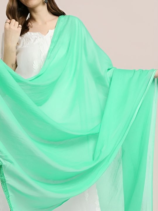 Stoller, Scarf or Dubatta for Women In Crinckle Chiffon Fabric | Daraz.pk