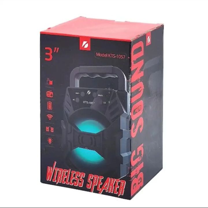 KTS 1057 Speaker Blutooth Speaker Portable Wireless Speaker | Daraz.pk