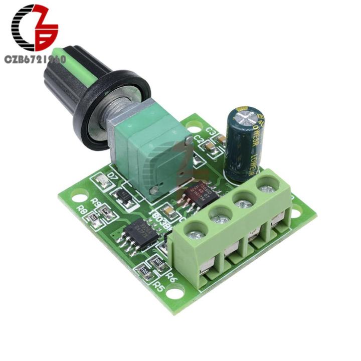 30W Voltage Regulator 2A DC 1.8V -15V PWM Motor Speed Controller Regulator Fan Speed Control ...