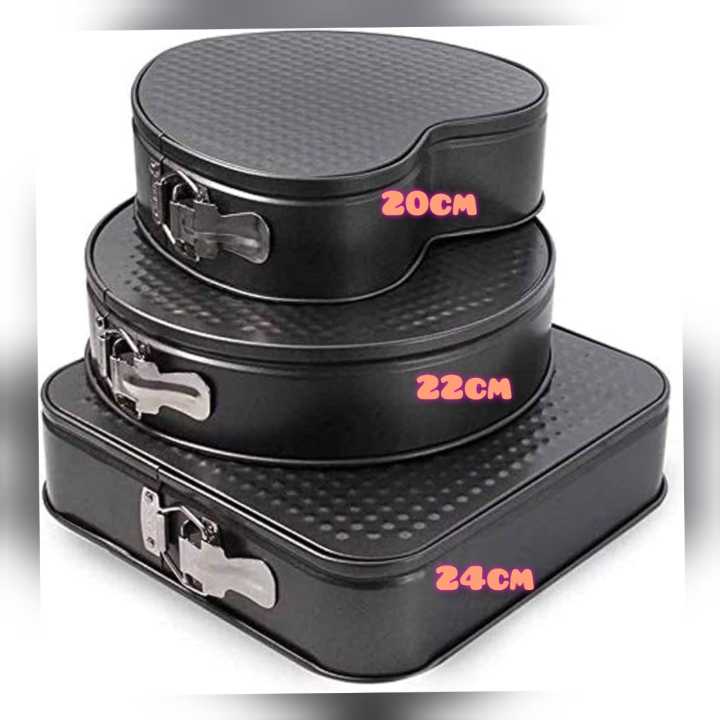 Non Stick Cake Pans-Kitchen & Dining -Bakeware -Baking Trays & Pans 3 ...